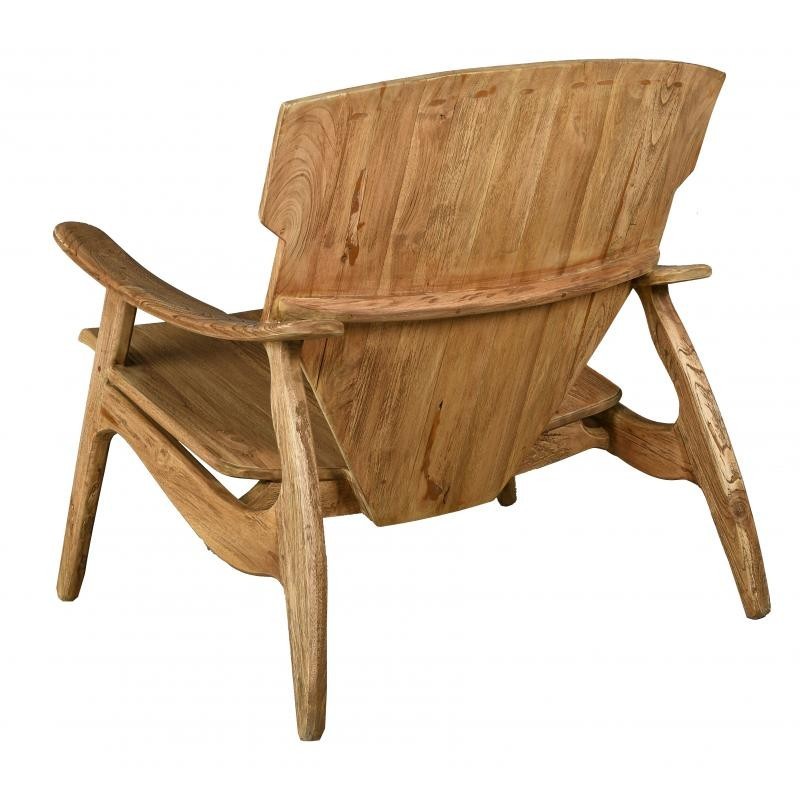 Poltrona di design in legno di teak naturale - Boisnature'l